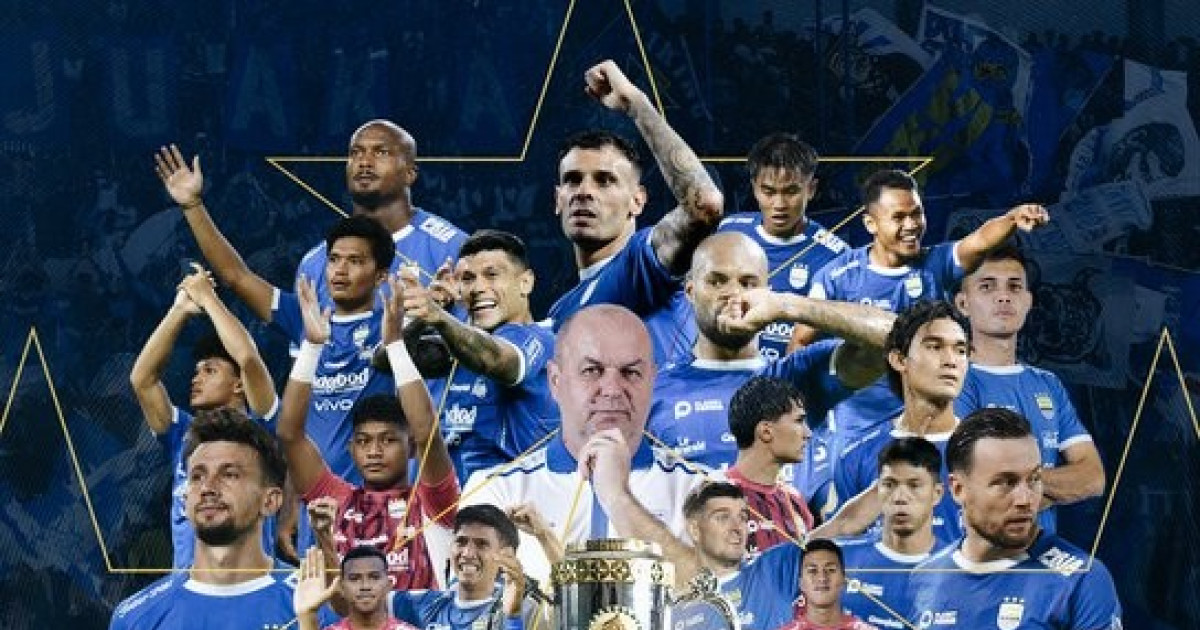 Champions! Persib Bandung Sukses Back-to-Back Juara Liga 1 - GoodStats