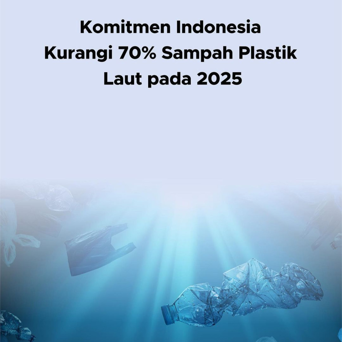 Komitmen Indonesia Kurangi 70% Sampah Plastik Laut pada 2025 - GoodStats