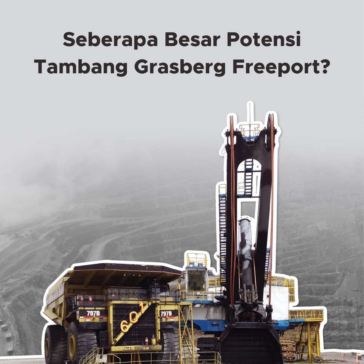 Seberapa Besar Potensi Tambang Grasberg Freeport? - GoodStats Seberapa Besar Potensi Tambang Grasberg Freeport? - GoodStats