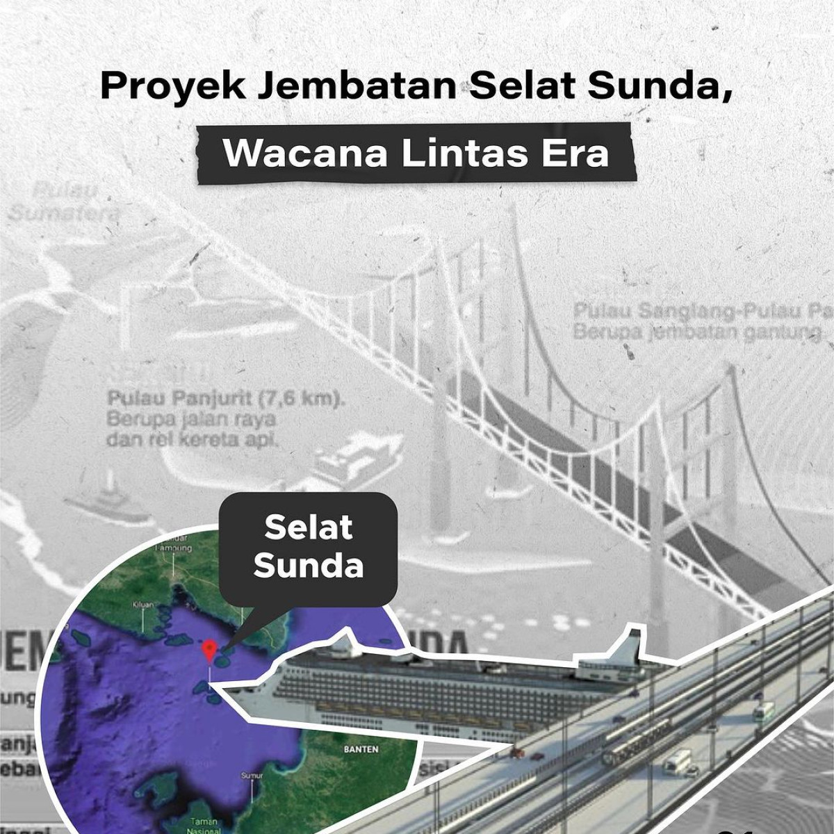 Proyek Jembatan Selat Sunda, Wacana Lintas Era? - GoodStats