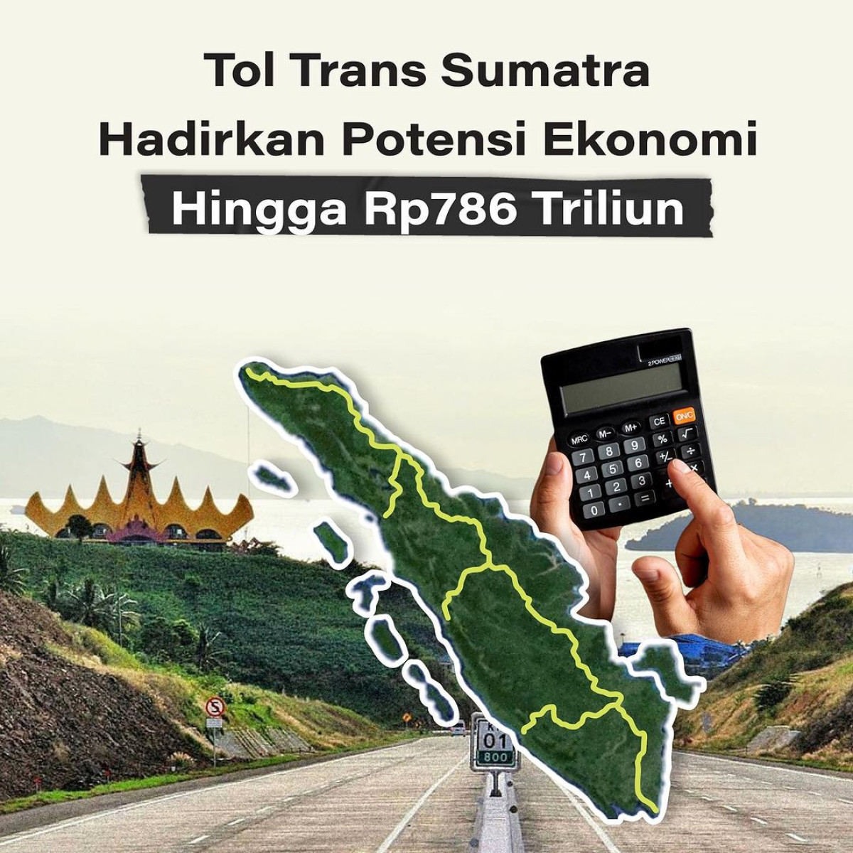 Tol Trans Sumatra Hadirkan Potensi Ekonomi Hingga Rp786 Triliun - GoodStats