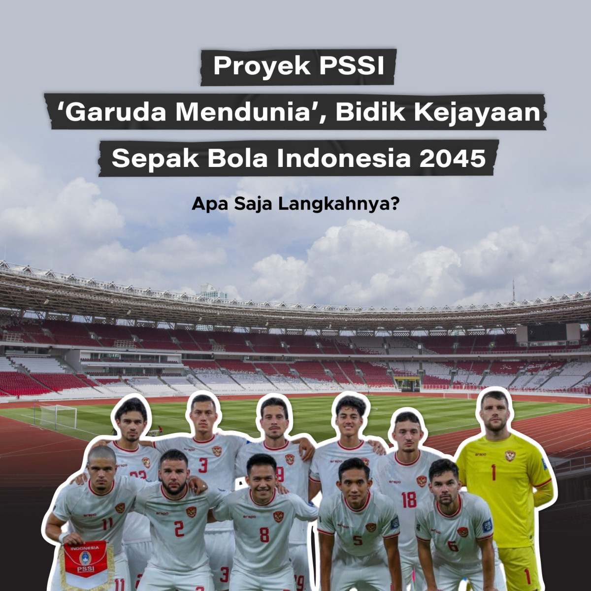 Proyek PSSI 'Garuda Mendunia', Bidik Kejayaan Sepak Bola Indonesia 2045 ...