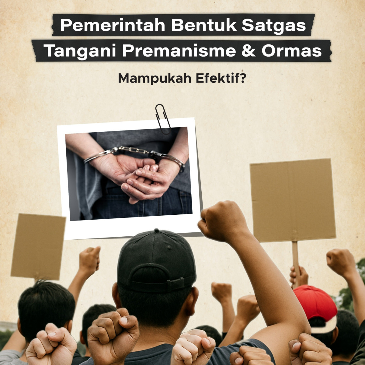 Pemerintah Bentuk Satgas Tangani Premanisme & Ormas, Mampukah Efektif? - GoodStats