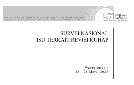 Survei Nasional Isu Terkini Revisi KUHAP - GoodStats